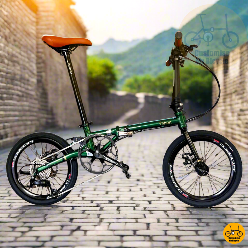 💨 Fnhon Gust Folding Bicycle 16-Inch • Sleek Durable Stylish Frame ...