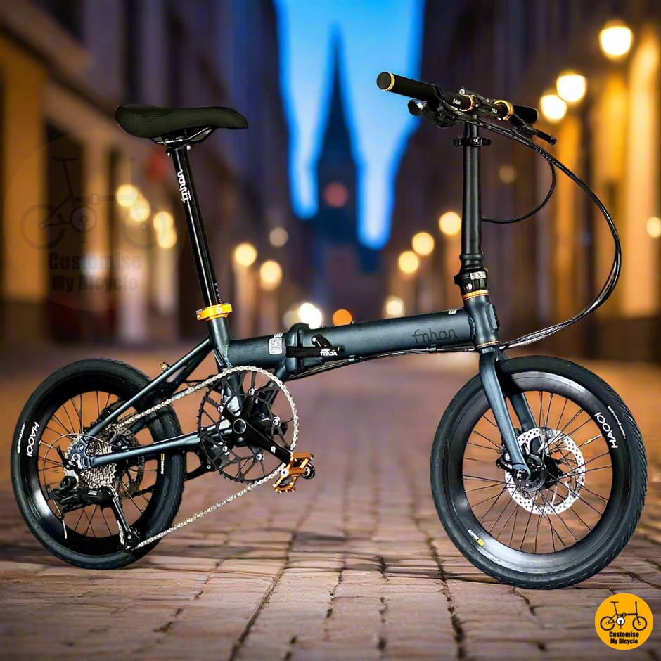 🍃 Fnhon Zephyr Foldie Bicycle 16-inch • Lightweight Compact Bike ...